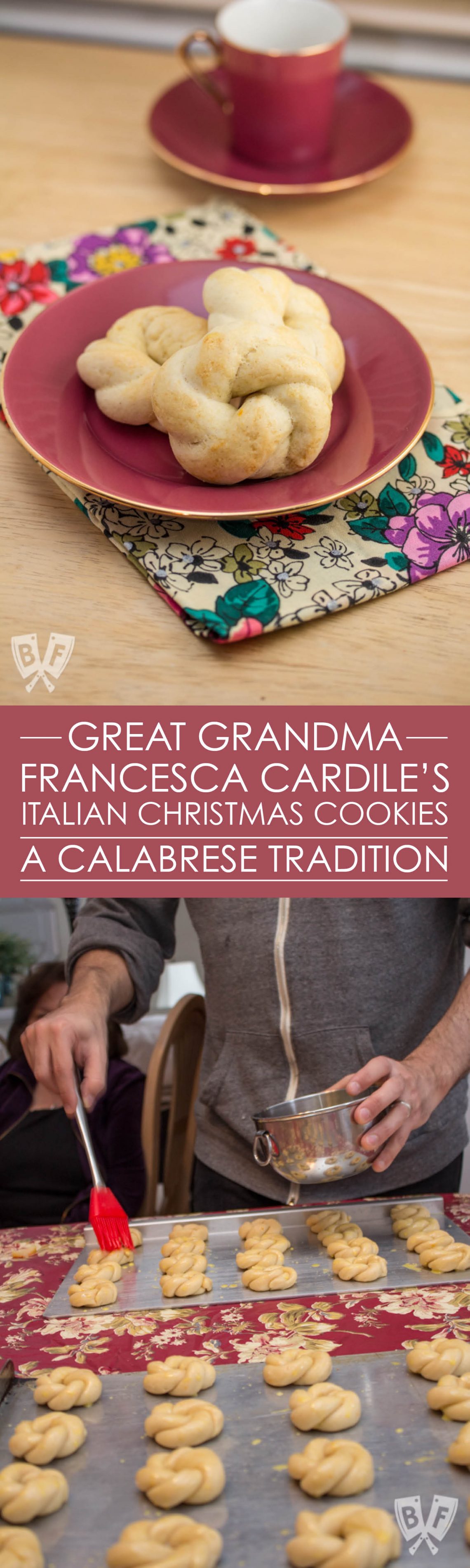 Great Grandma Maria Francesca Cardile's Italian Easter Cookies