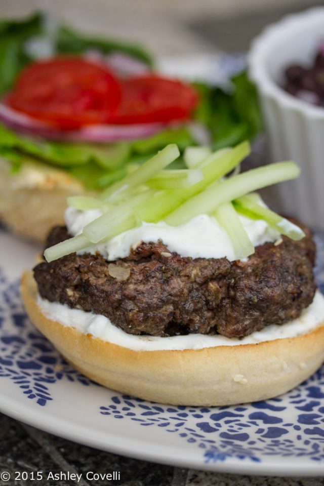 Grazin’ TriBeCa's Lamb Burger » Big Flavors from a Tiny Kitchen