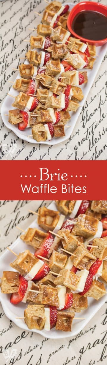 Brie Waffle Bites » Big Flavors from a Tiny Kitchen