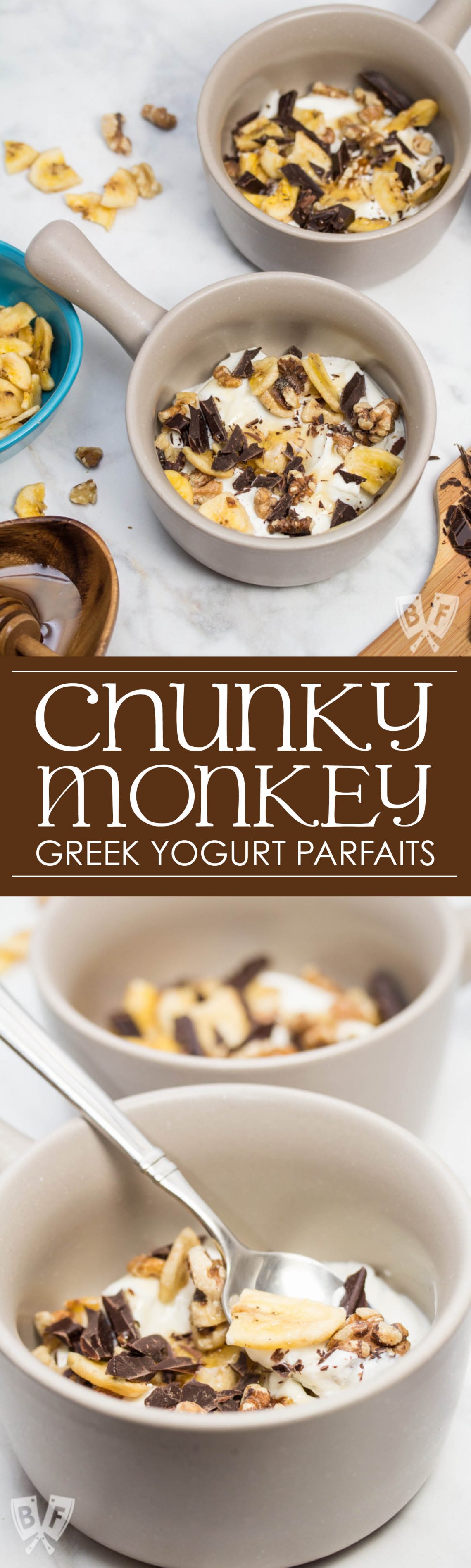 Chunky Monkey Greek Yogurt Parfaits » Big Flavors from a Tiny Kitchen