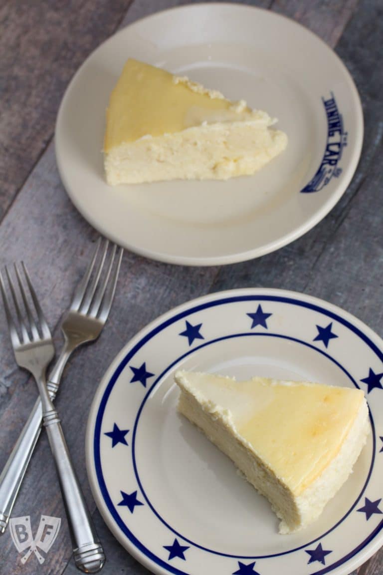 Italian Cream Cheese and Ricotta Cheesecake - Rich & Decadent