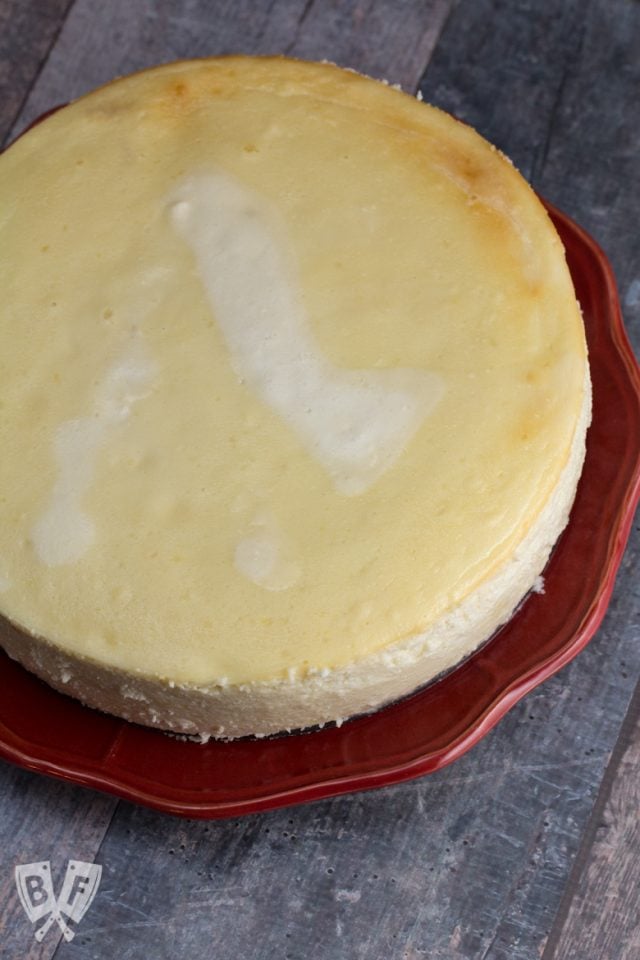 Italian Cream Cheese and Ricotta Cheesecake - Rich & Decadent