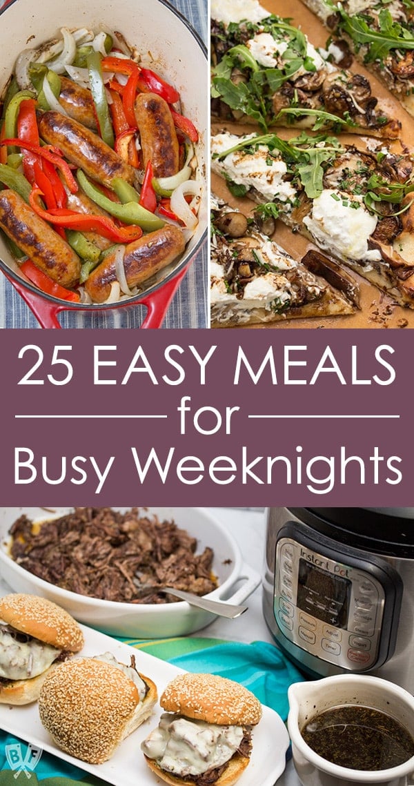 25 Easy Meals for Busy Weeknights » Big Flavors from a Tiny Kitchen