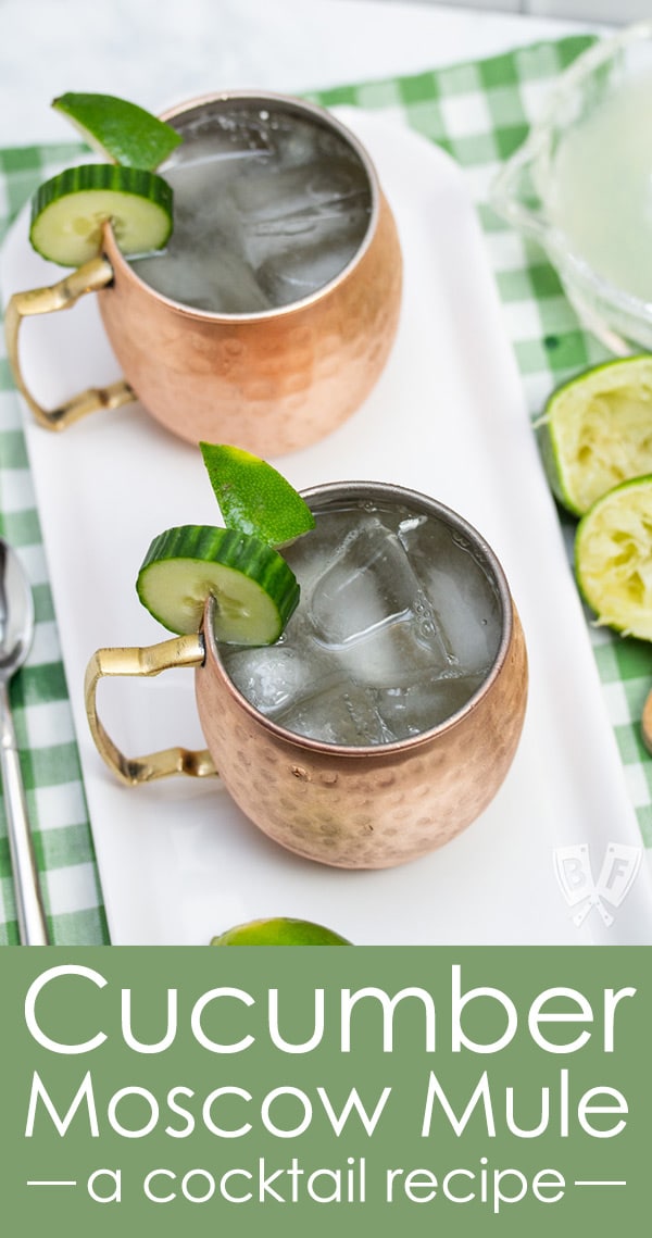Cucumber Moscow Mule Cocktail Recipe » Big Flavors from a Tiny Kitchen