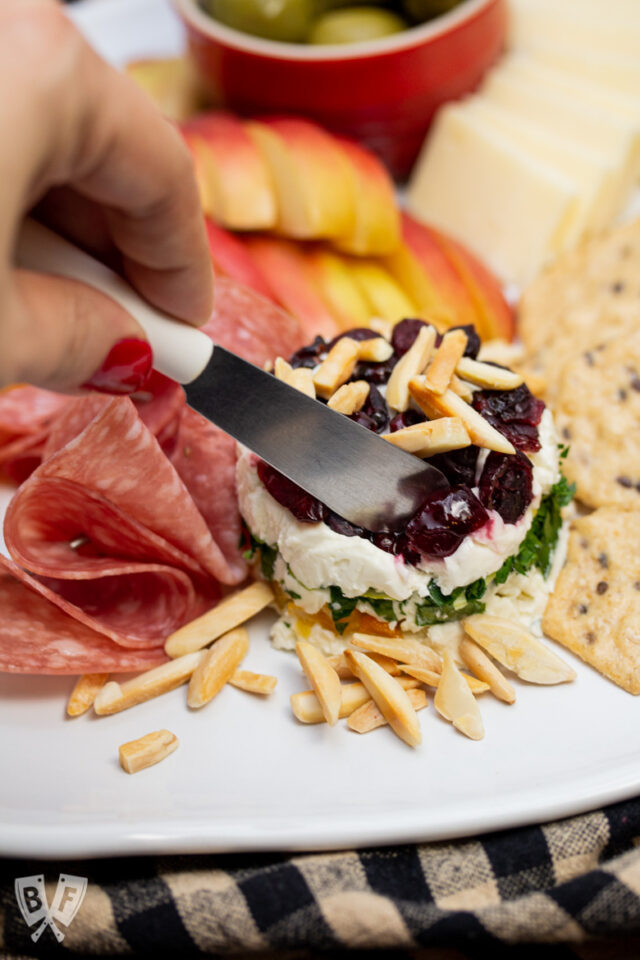 Gorgonzola Fruit Torta » A Decadent, Festive Appetizer for Entertaining