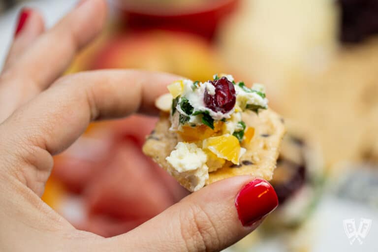 Gorgonzola Fruit Torta » A Decadent, Festive Appetizer for Entertaining