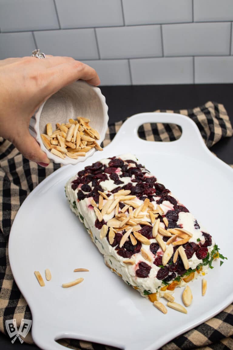 Gorgonzola Fruit Torta » A Decadent, Festive Appetizer for Entertaining