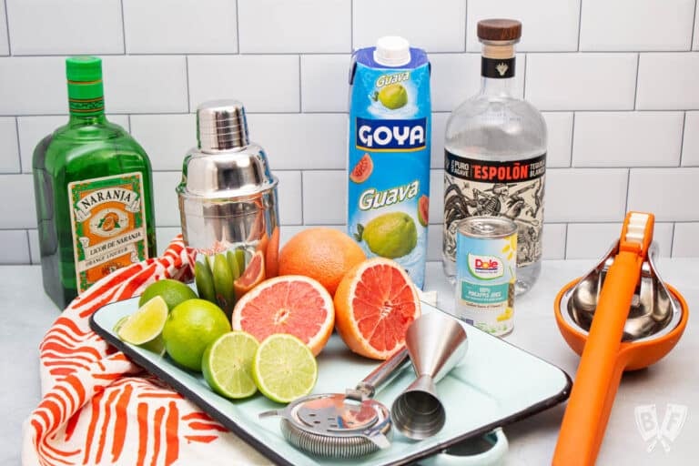 Guava Cooler Tequila Cocktail Recipe - Tropical and Refreshing!