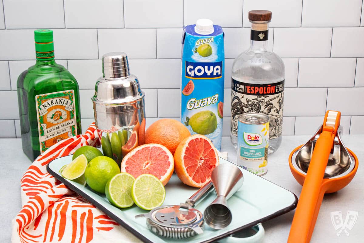 Guava Cooler Tequila Cocktail Recipe Tropical And Refreshing